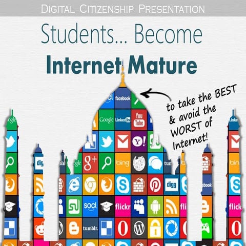 Digital Citizenship & Internet Maturity - For All Students | PPT