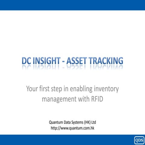 DC Insight - Asset Tracking Solution Overview | PPT
