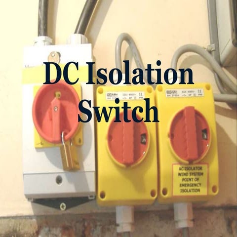 DC Isolation Switch | PPTX