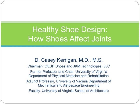 Oesh Shoes presentations