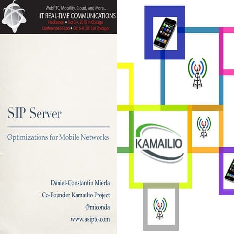 SIP Server Optimizations for Mobile Networks | PPT