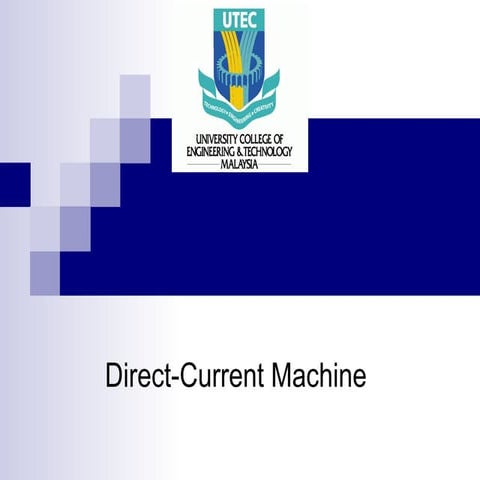INTRODUCTION OF DC MACHINE ppt | PPTX