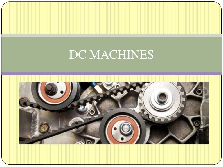 Dc machines 1