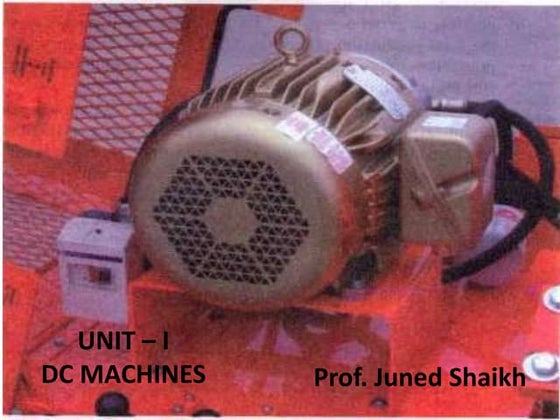 Construction of a dc machine | PPTX | Science