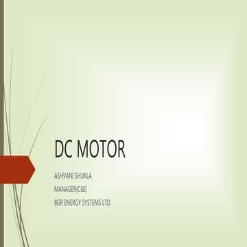 Dc motor | PPT