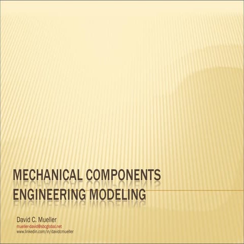 DCM Portfolio Mechanical Components | PPT