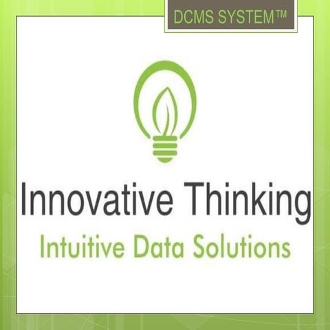 Dcms system™ presentation | PPTX