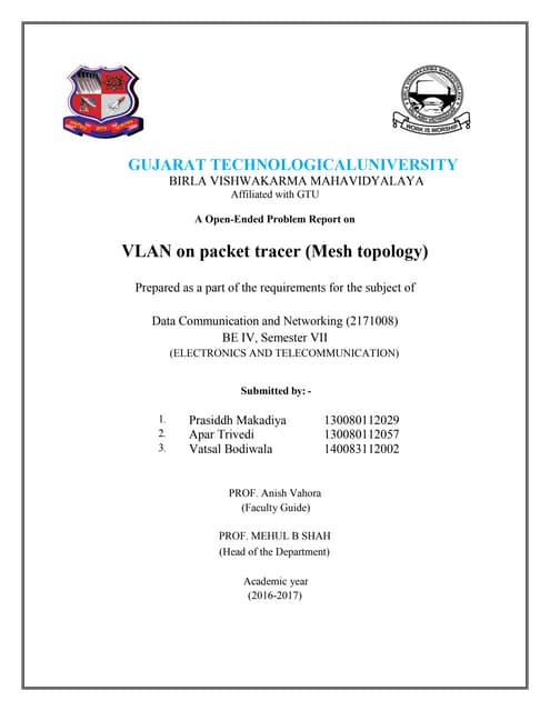 Vlan On Packet Tracer Pdf Computer Networking Computing