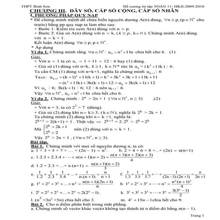 Dc ôn tâp hkii | PDF