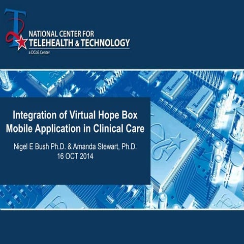 Integration of a Virtual Hope Box Mobile Application into Clinical Care ...