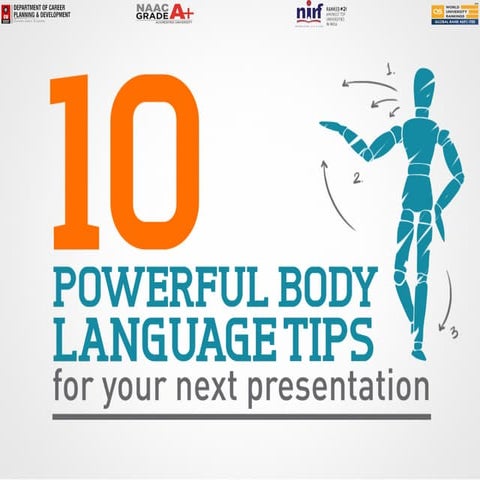 Basics of Body Language for Presentation | PPTX