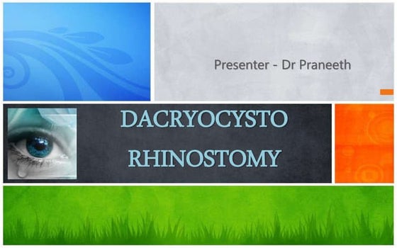 Dacrocystography | PPTX