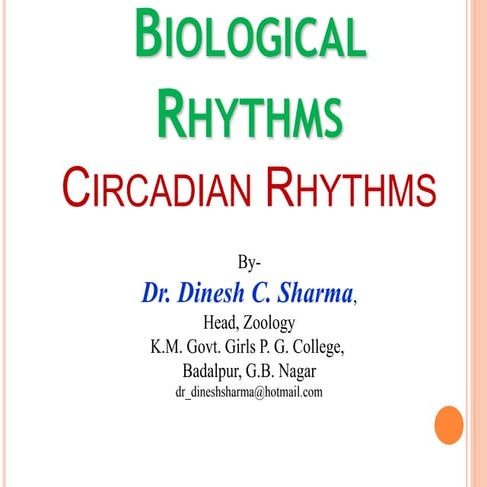 Biological Rhythms | PPT