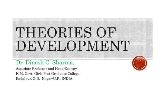 Theories of preformation, pangenesis, epigenesis, | PPTX | Biological ...