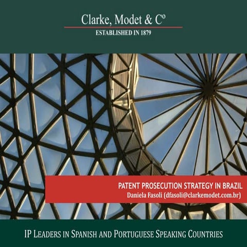 Patent Prosecution Strategy in Brazil - Daniela Fasoli - Senior Patent ...