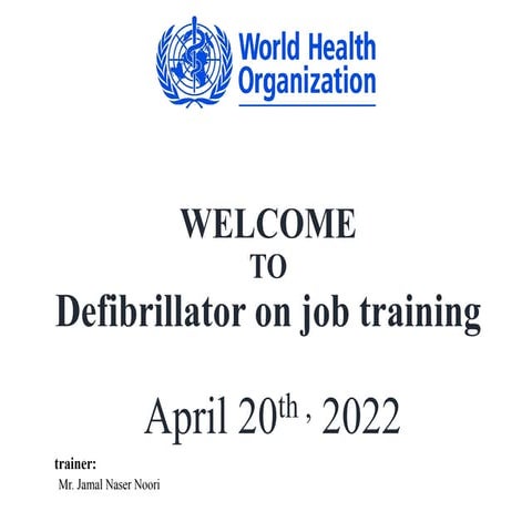 Defibrillator on job training dc shock ppt.pdf