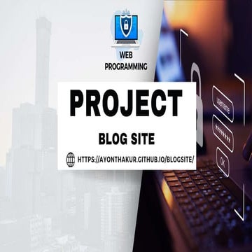 BLogSite (Web Programming) | PPTX