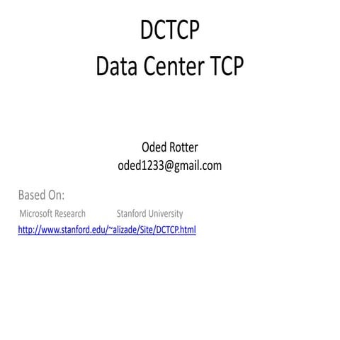 DCTcp | PDF