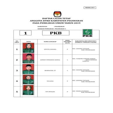 DCT PILEG PKB | PDF