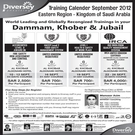 Dc Training Flyer Sep 2012 Dammam Bw | PDF