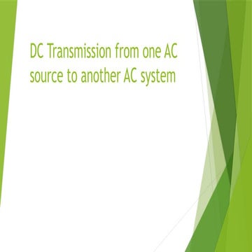 DC Transmission from one AC source to another AC system .pptx