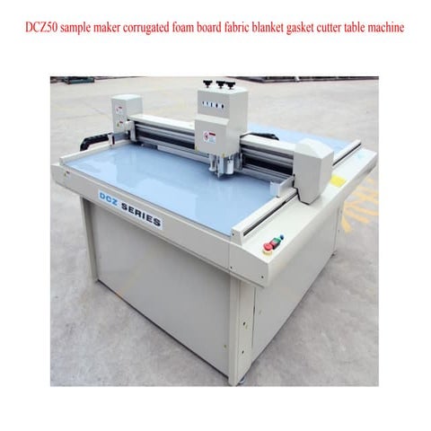 Dcz50 sample maker corrugated foam board fabric blanket gasket cutter ...