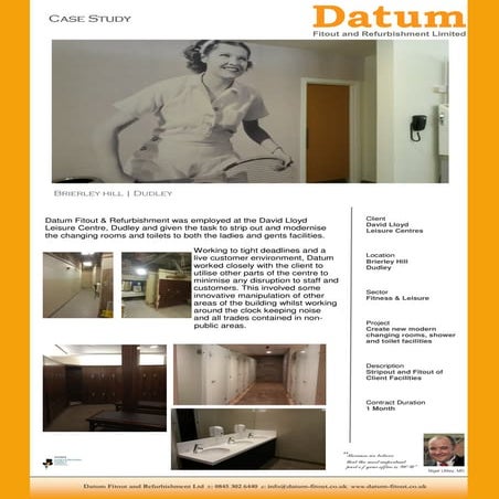 2 Case Study David Lloyd Leisure Dudley | PDF