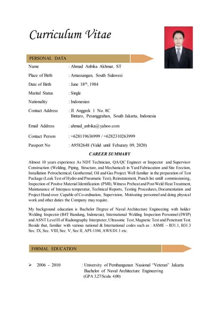 Certificate of PT SNT Level II | PDF