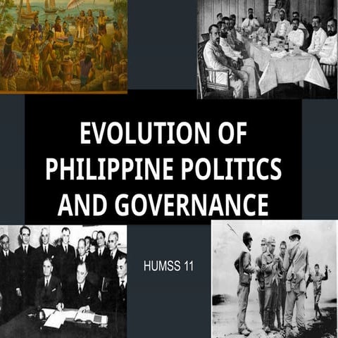 Evolution of Philippine Politics and Governance | PPTX