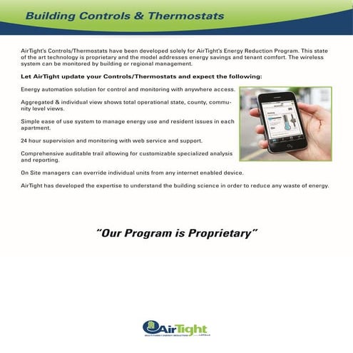 Air Tight Therm Program | PDF