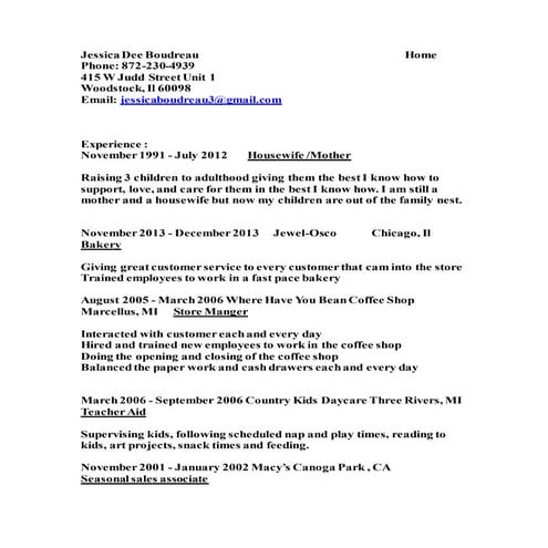 Jessica Resume | PDF