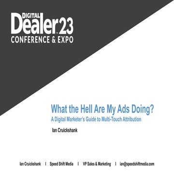 What the hell are my ads doing? A look into Multi-Touch Attribution ...