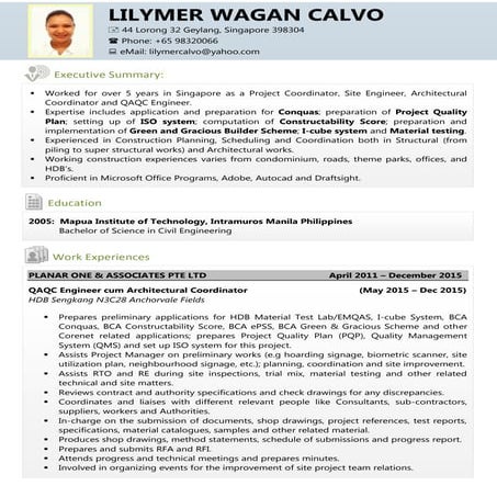 Genel Simon resume Project Management | DOCX