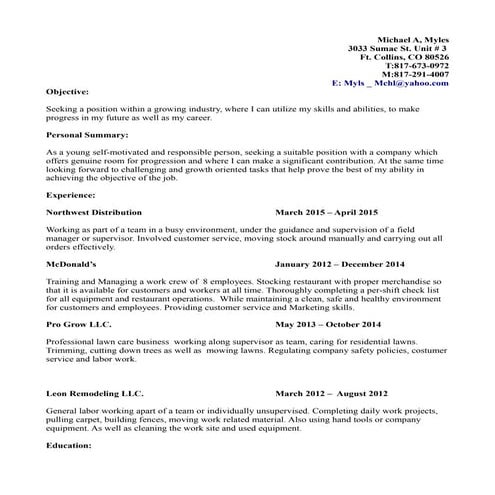 Michael Petroff resume (1) | DOCX
