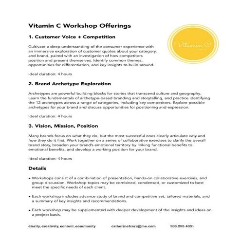 Workshops | PDF
