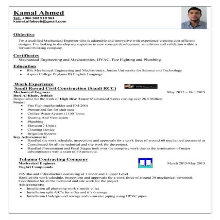 Kamal ahmed cv | PDF