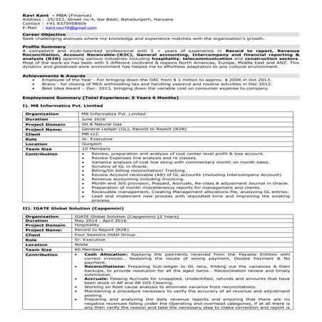 RaviKant_R2R Experience | PDF