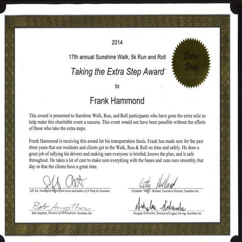 Extra Step Award 2015 | PDF