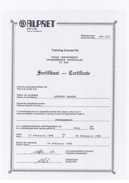 Seager GMR 2.1 DOL Multiple Area | PDF