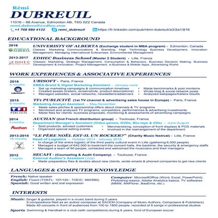 CV Stephanie Di Nobile2 | PDF