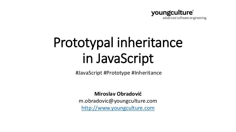 Prototypal Inheritance In Javascript