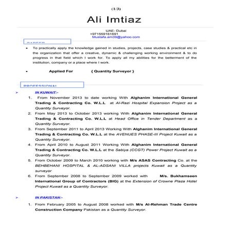 Ali-CV new | DOC