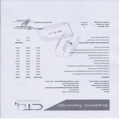 PM Transcript 1st year | PDF