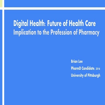 digital health lecture slide v6 | PPT