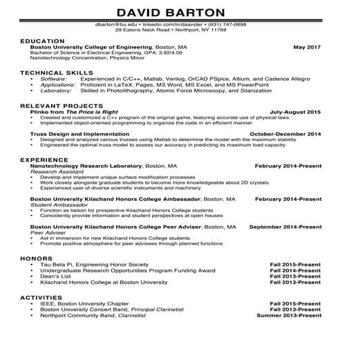 Resumé-David Barton | PDF