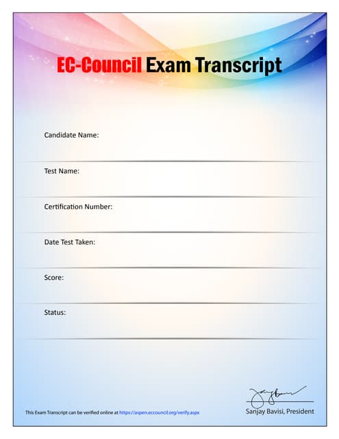ecc-exam-transcript | PDF