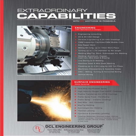 DCL 2015 Capacities Brochure | PDF