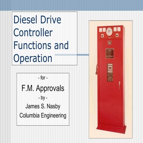 Diesel Drive Fire Pump Controllers Basic Functions | PPT