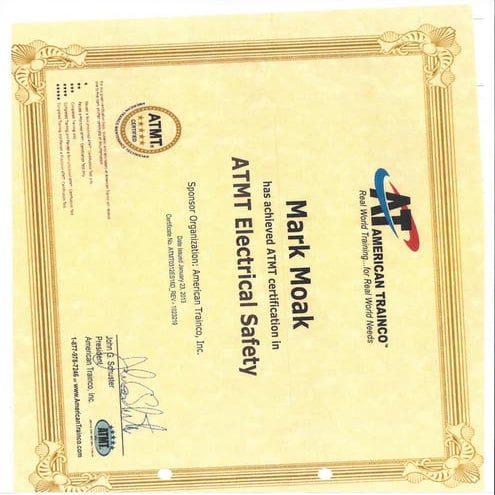 IADC DROPS Certificate Mark Moak | PDF