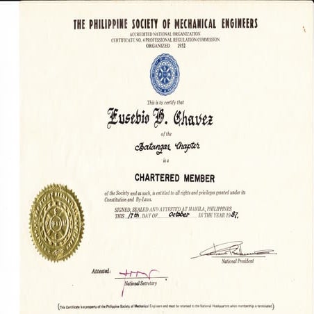 PSME-Certificate | PDF